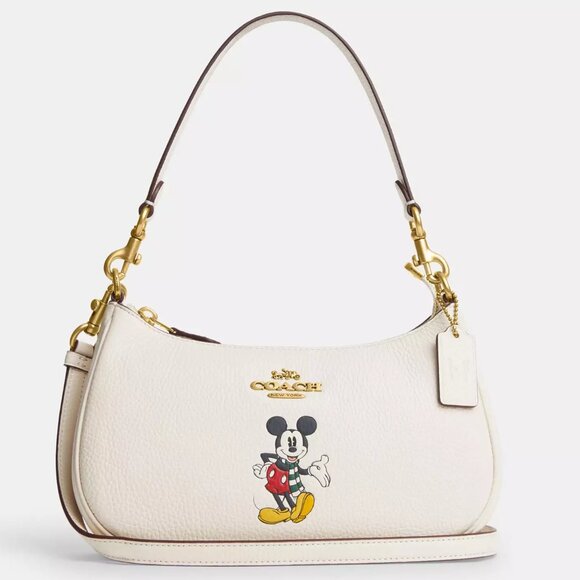 Coach | Bags | Disney X Coach Teri Shoulder Bag With Mickey Mouse ...
